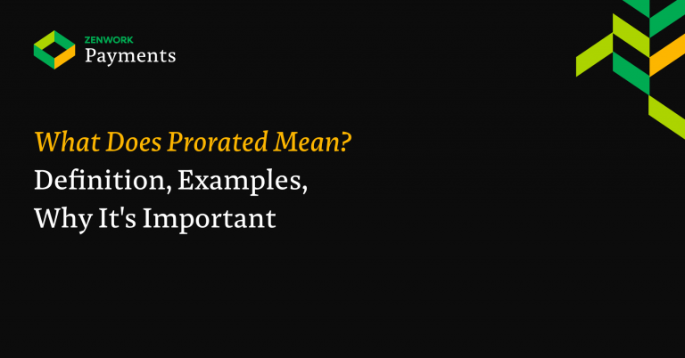 What Does Prorated Mean? Definition, Examples & Importance